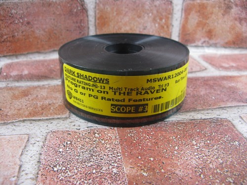 Dark Shadows 35 MM Move Reel Trailer Scope #3 During The Raven | eBay