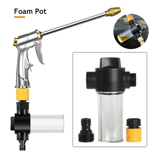 Foam Lance Snow Sprayer Pot High Pressure Washer Gun Car Wash Watering ...