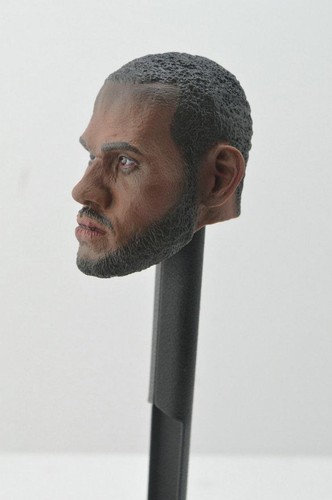 1/6 Scale LEBRON JAMES Basketball Player Head Sculpt for 12'' Action ...
