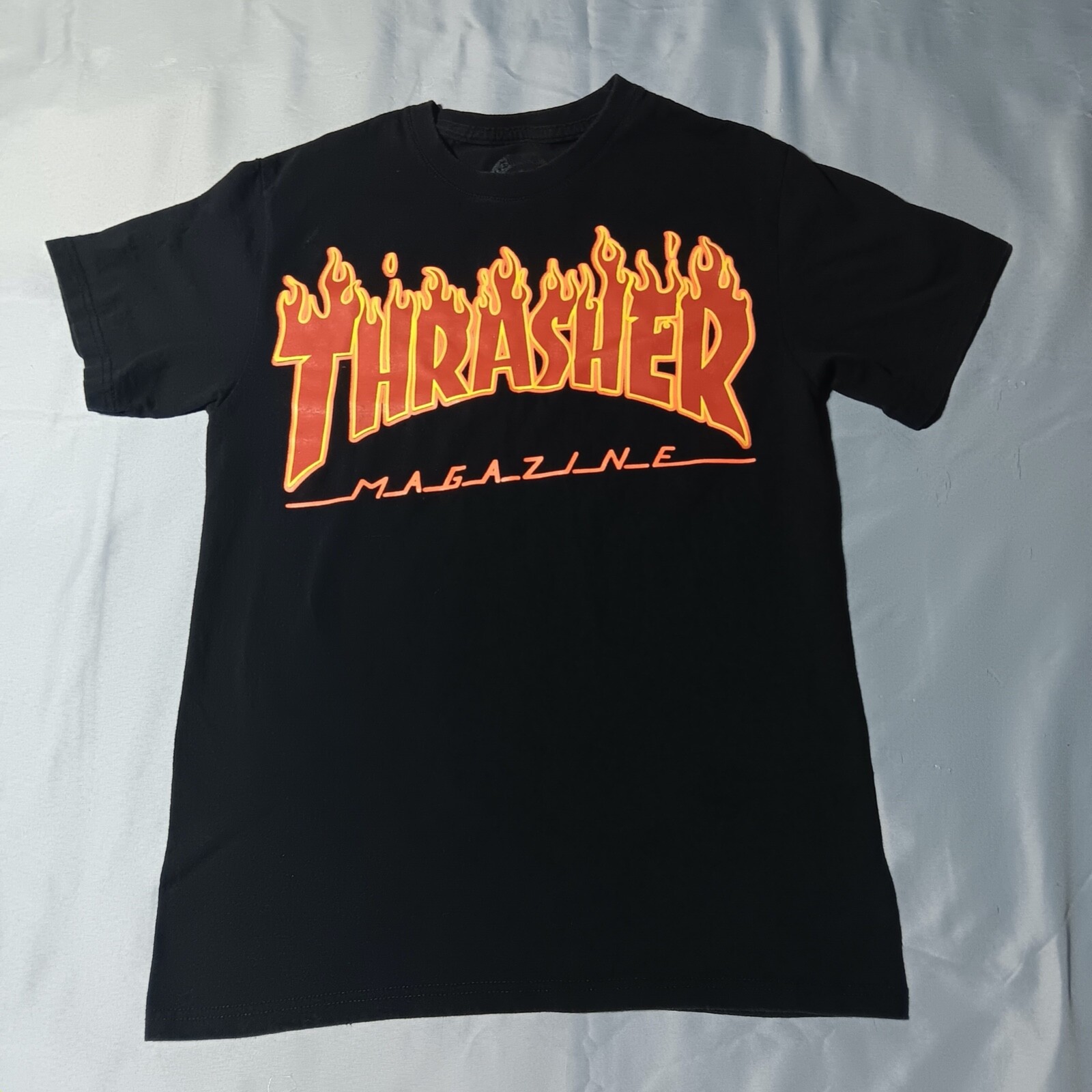 2000s Y2K Thrasher Magazine Flames Logo Skate Skate S… - Gem