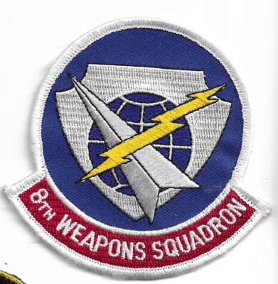 USAF PATCH 8 WEAPONS SQUADRON US AIR FORCE SQUADRON PATCH | eBay