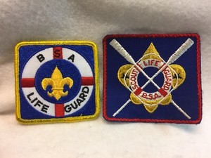 (b41) Boy Scouts - Old and new BSA Life Guard patches | eBay