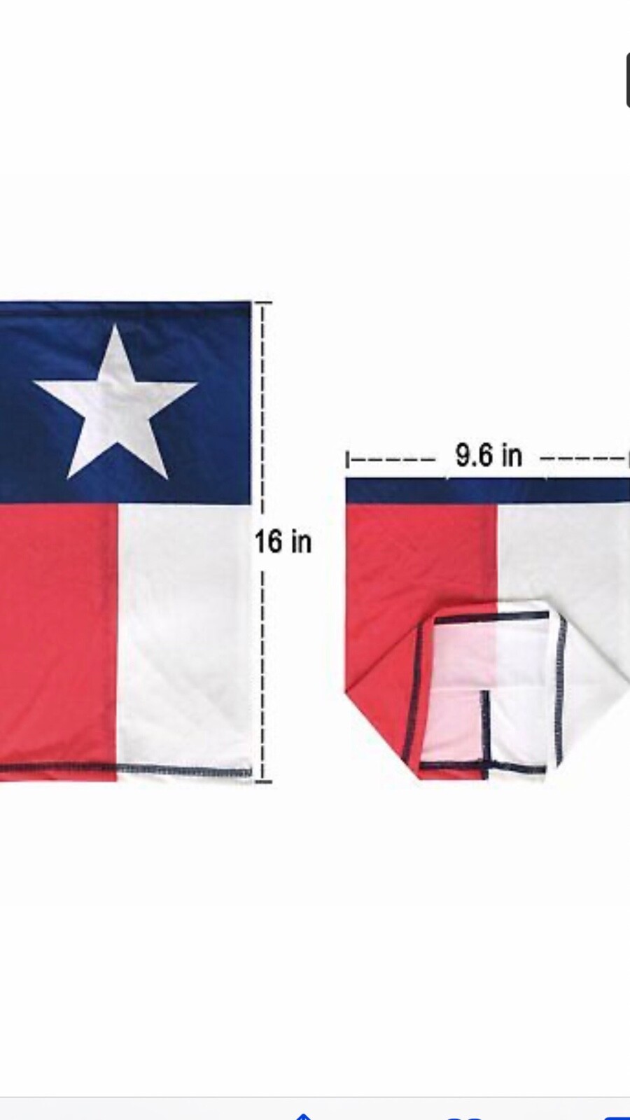 Texas Flag Print Neck Gaiter Face Mask Reusable, Washable Bandana /Head ...