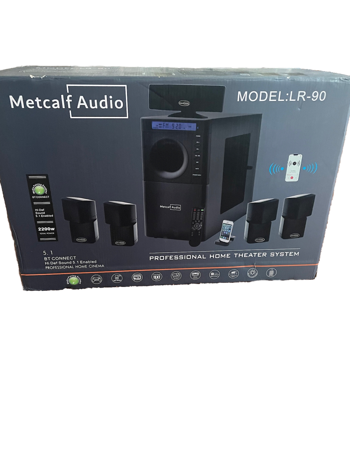 Metcalf Audio LR-90 Professional Home Theatre. Retail Value 3,299. 2 ...