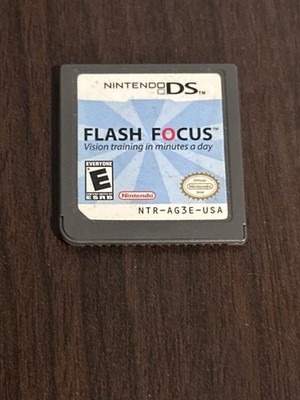 Flash Focus Vision Training in Minutes a Day (Nintendo DS, 2007) Loose ...