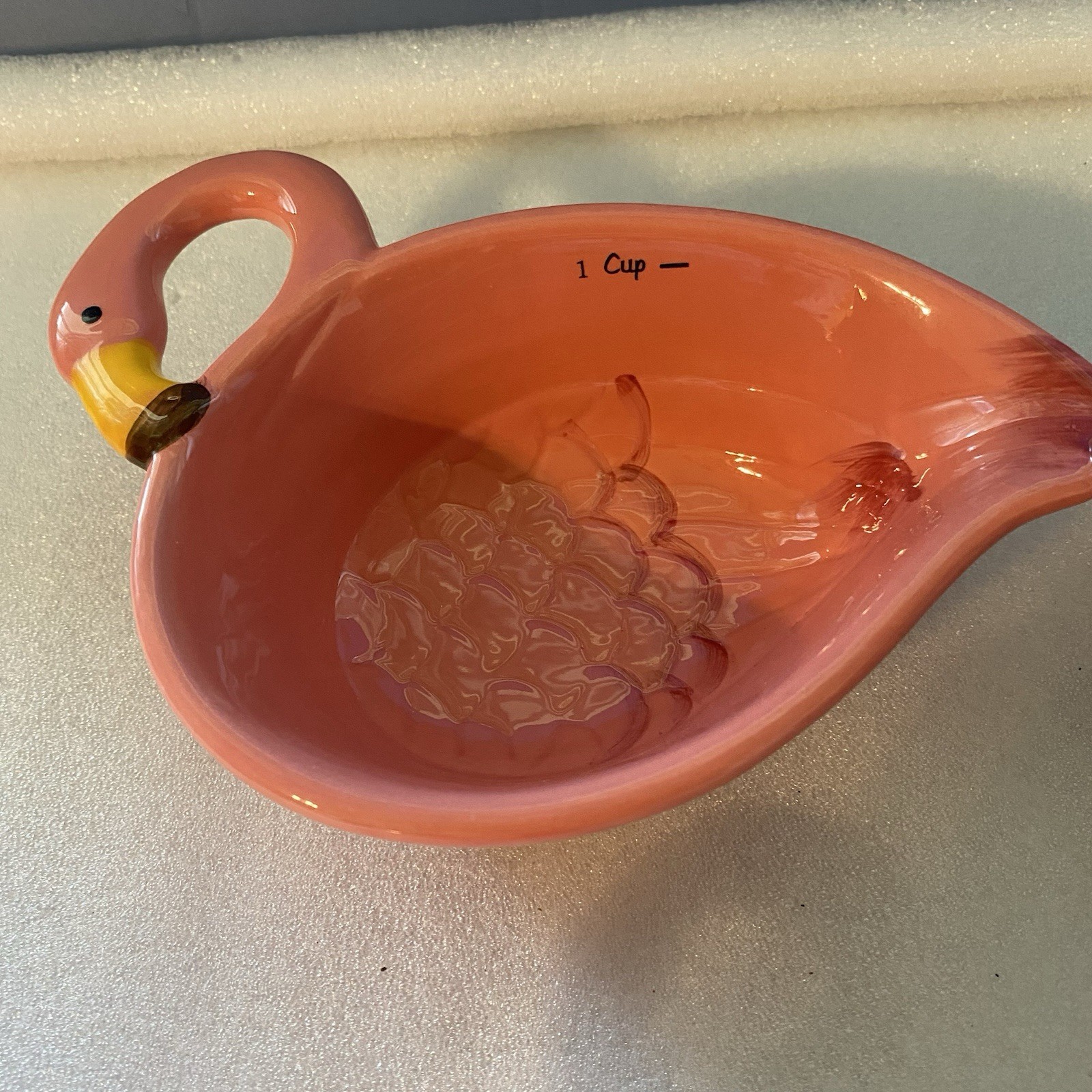 Pink Flamingo Measuring Cups Set of 4 Nesting (1 - 1/2 - 1/3 - 1/4 Cup ...