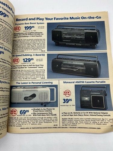 Radio Shack 1990 Catalog No. 446 – The Technology Store | eBay