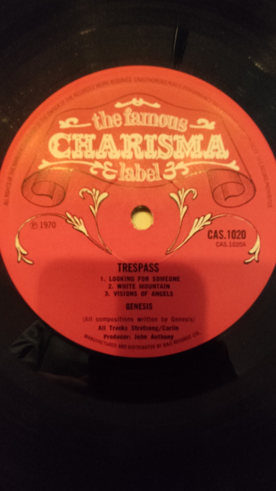 Genesis - Trespass - Charisma Scroll Label - UK 1st Press- TRANSITION ...