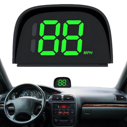 Car Green Big Font Light HUD Speedometer Display Head Up Display Speed ...