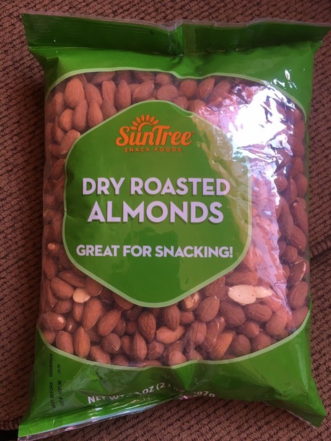 Fresh Roasted Unsalted Almonds 2 LB Dried Suntree Snacks Food for sale ...