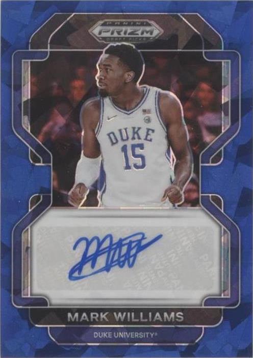 2022-23 Panini Prizm Draft Picks - Draft Picks Autographs Mark Williams ...