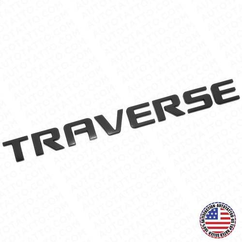 Chevy Traverse Rear Lifgate Letter Badge Nameplate Logo Emblem Matte ...