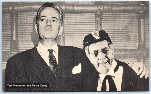 Postcard - Tom Breneman and Uncle Corny, Hollywood - Los Angeles ...