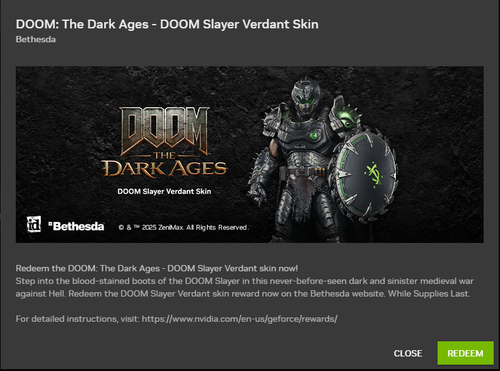 DOOM: The Dark Ages Slayer Verdant Skin - Digital Code | eBay