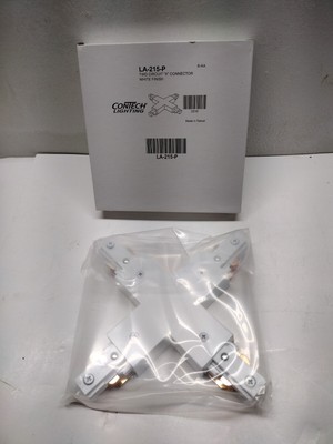 Contech Lighting LA-215-P/2 Circuit X Connector White Finish NEW IN BOX ...