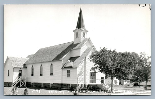 REVILLO SD TRINITY LUTHERAN CHURCH VINTAGE REAL PHOTO POSTCARD RPPC | eBay