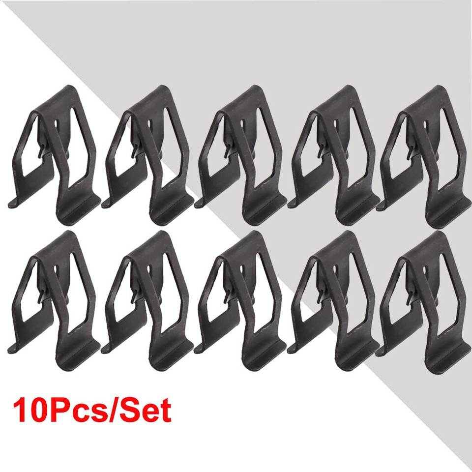10pcs Car Console Dashboard Trim Metal Retainer Clips Universal Trim ...
