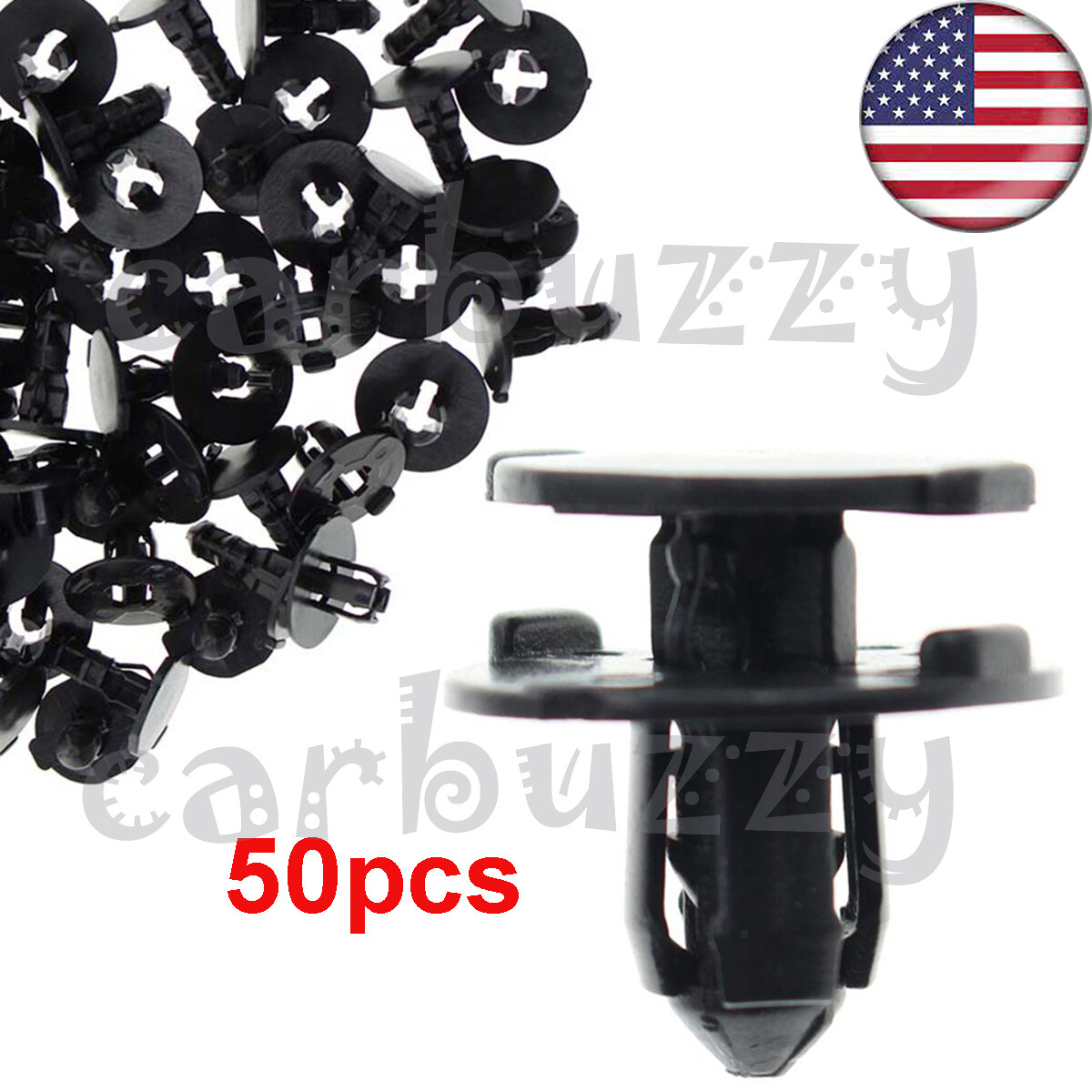 50x Bumper Splash Shield Push Clip Screws Rivets For Nissan Infiniti ...