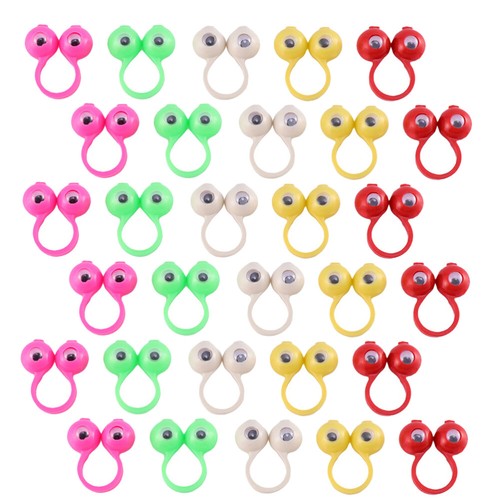 50 Pcs Ring Child Kid Prop Googly Eyeball Finger Puppets | eBay