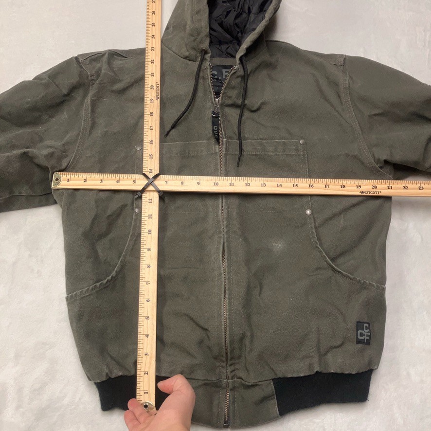 CCF Filson Utility Jacket Mens S Cannonball Green Heavy Duty Canvas ...
