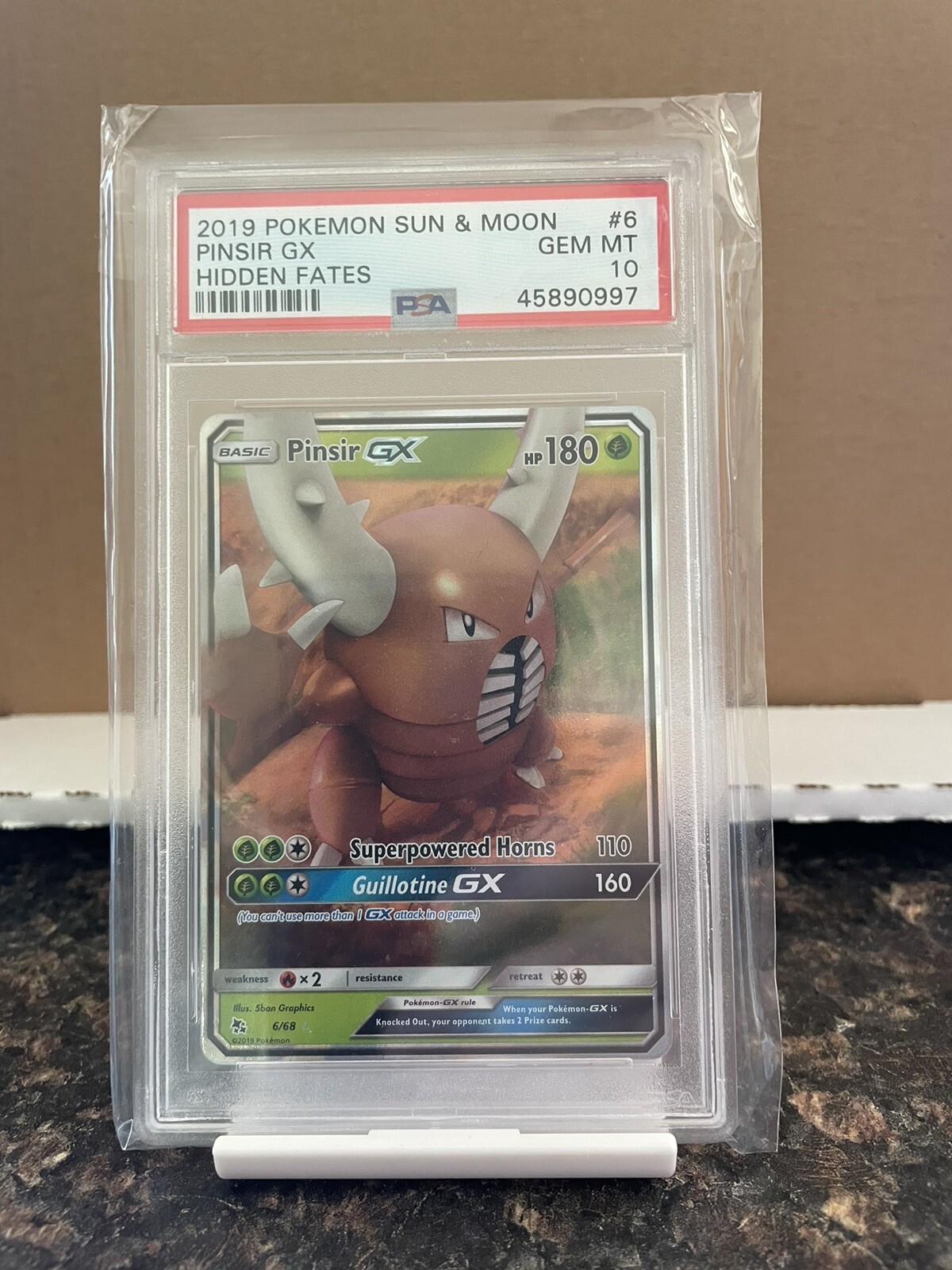 Pokémon TCG Pinsir GX Hidden Fates 6/68 Holo Ultra Rare for sale online ...