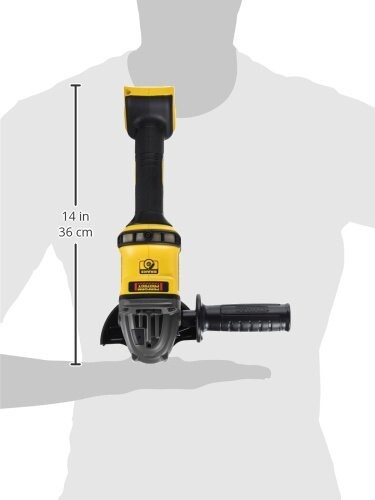 DeWALT DCG414 60V MAX 4-1/2 - 6" Angle Grinder with Kickback Brake(Tool ...