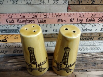 Kings Island Roller Coaster Park Souvenir Salt Pepper Shakers Japan ...