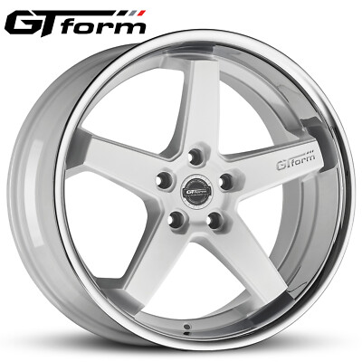 COMMODORE WHEELS 20 INCH STAGGERED GT FORM LEGACY WHITE RIMS FOR VE VF ...