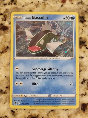 Pokémon TCG Hisuian Basculin SWSH Black Star Promos SWSH273 Holo Promo ...