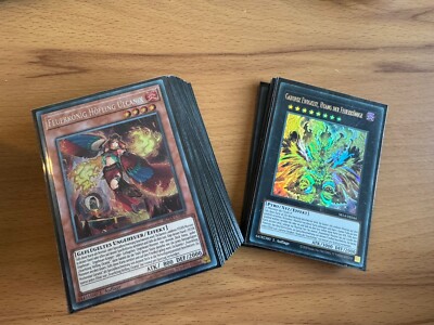 Yugioh Feuerkönig Deck Set Core mit Hüllen 55 Karten Full Power ...