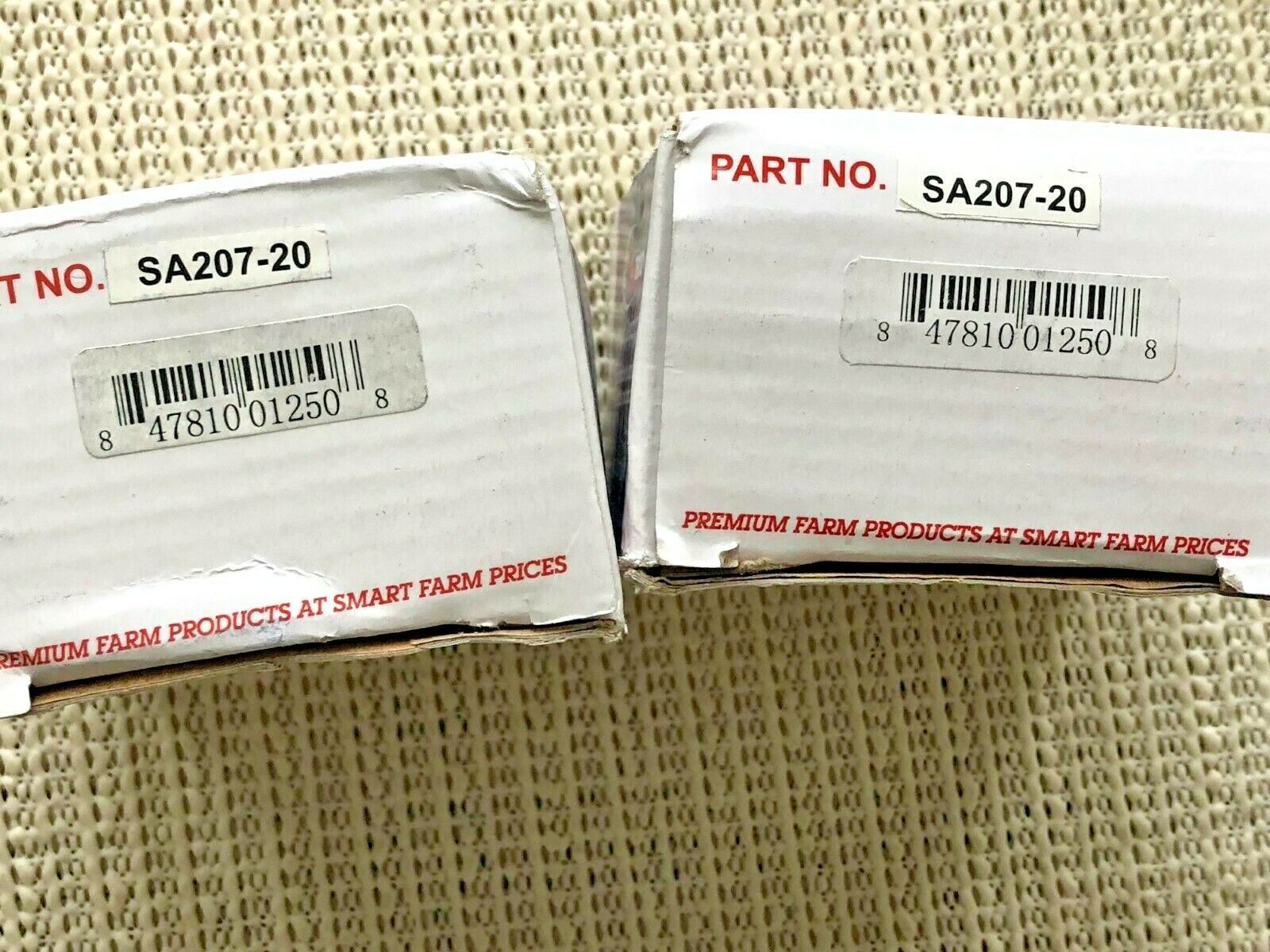 Lot of 2: SA207-20 1-1/4" Insert Bearing with Locking Collar Free ...