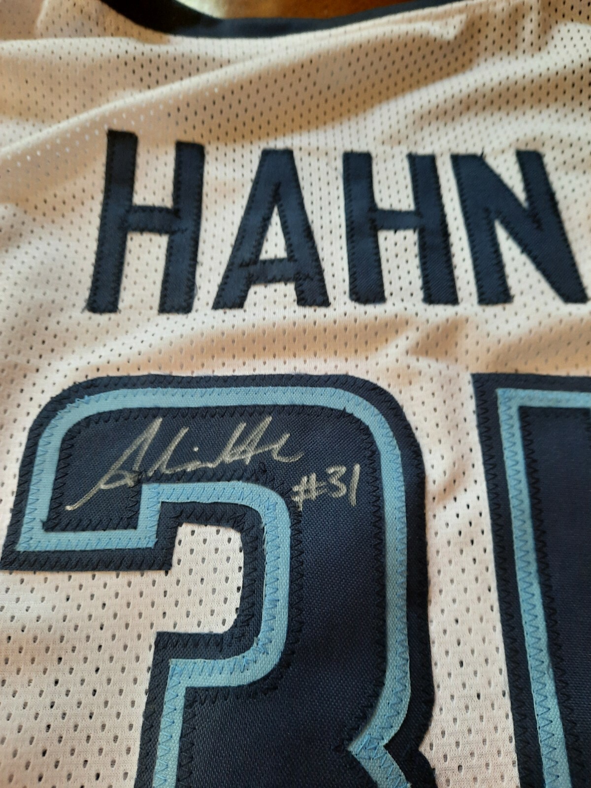 Adrianna Hahn Autograph Signed Custom Villanova Stitched Basketball ...