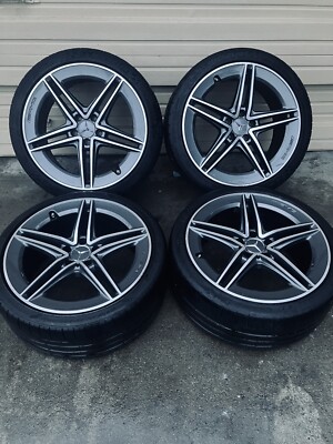 19" MERCEDES BENZ GT63 AMG Wheels Michelin PS4S Tires OEM Genuine TPMS ...