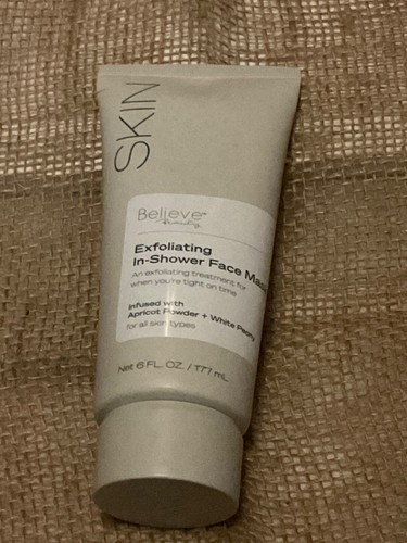 Believe Beauty Exfoliating In-Shower Face Mask All Skin Types 6oz ...