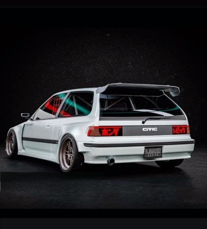 Fits 88-91' Honda Civic EF Hatchback FRP Wide Bodykit | eBay