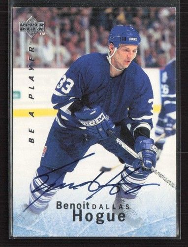1995-96 Upper Deck Be a Player - Benoit Hogue #S126 Autographs (AU) for ...