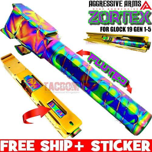 AGGRESSIVE ARMS ZORTEX FLUTED Match RAINBOW STAINLESS STEEL Barrel ...