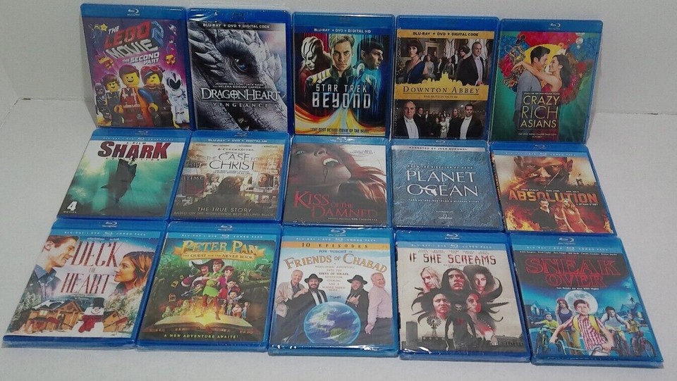 Wholesale Lot of Assorted BLU-RAY Sets BRAND NEW Free Shipping NO ...