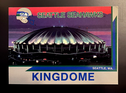 Postcard Seattle Seahawks Kingdome Stadium Seattle Washington NFL ...