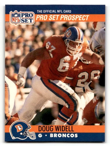 1990 Pro Set #730 Doug Widell Denver Broncos Football Cards EX/NM ID ...