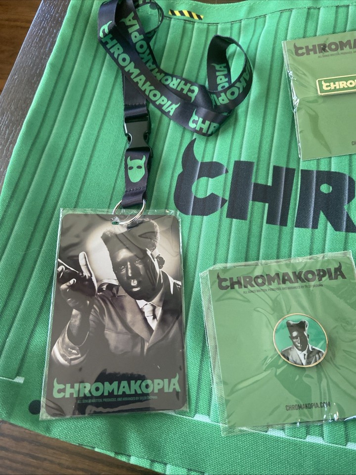 Tyler the Creator VIP Package Merch Chromakopia Tour 2025 Chicago Pins ...