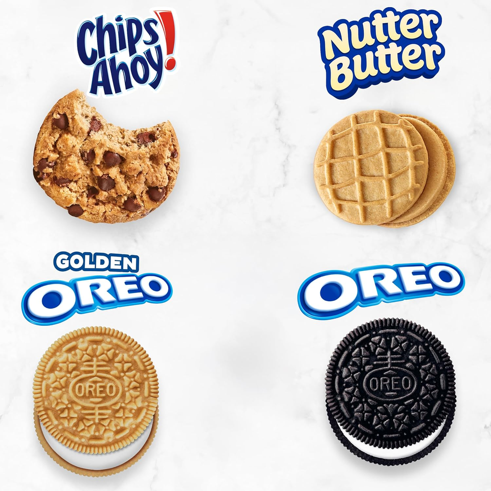 OREO Original, OREO Golden, CHIPS AHOY! & Nutter Butter Cookie Snacks ...