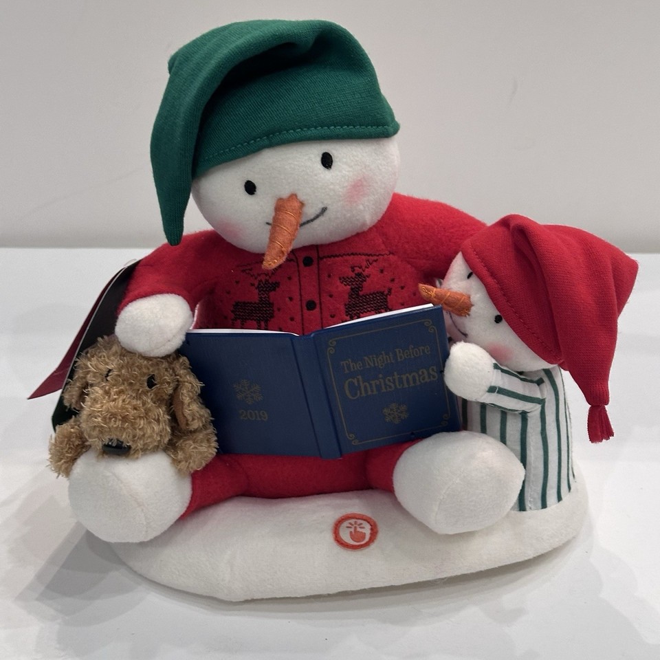 Working HALLMARK STORYTIME SNOWMAN ANIMATED 'NIGHT BEFORE CHRISTMAS ...