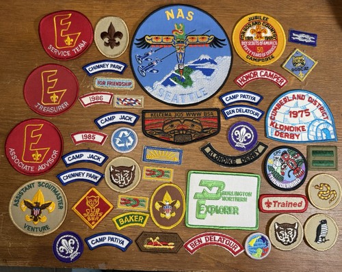 Vintage 1960s-1980s Boy Scouts of America BSA Insignia Camp Explorer ...