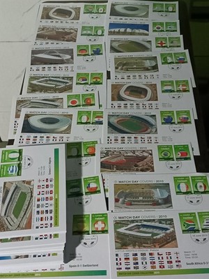 Super Lot of Gambia 2010 World Cup Match Day First Day Covers + info ...