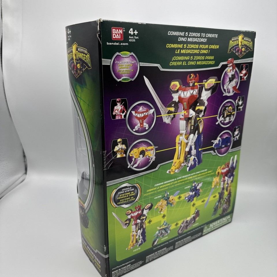 Power Rangers Dino Megazord (2009) - MMPR Red Pink Blue Sentai ...