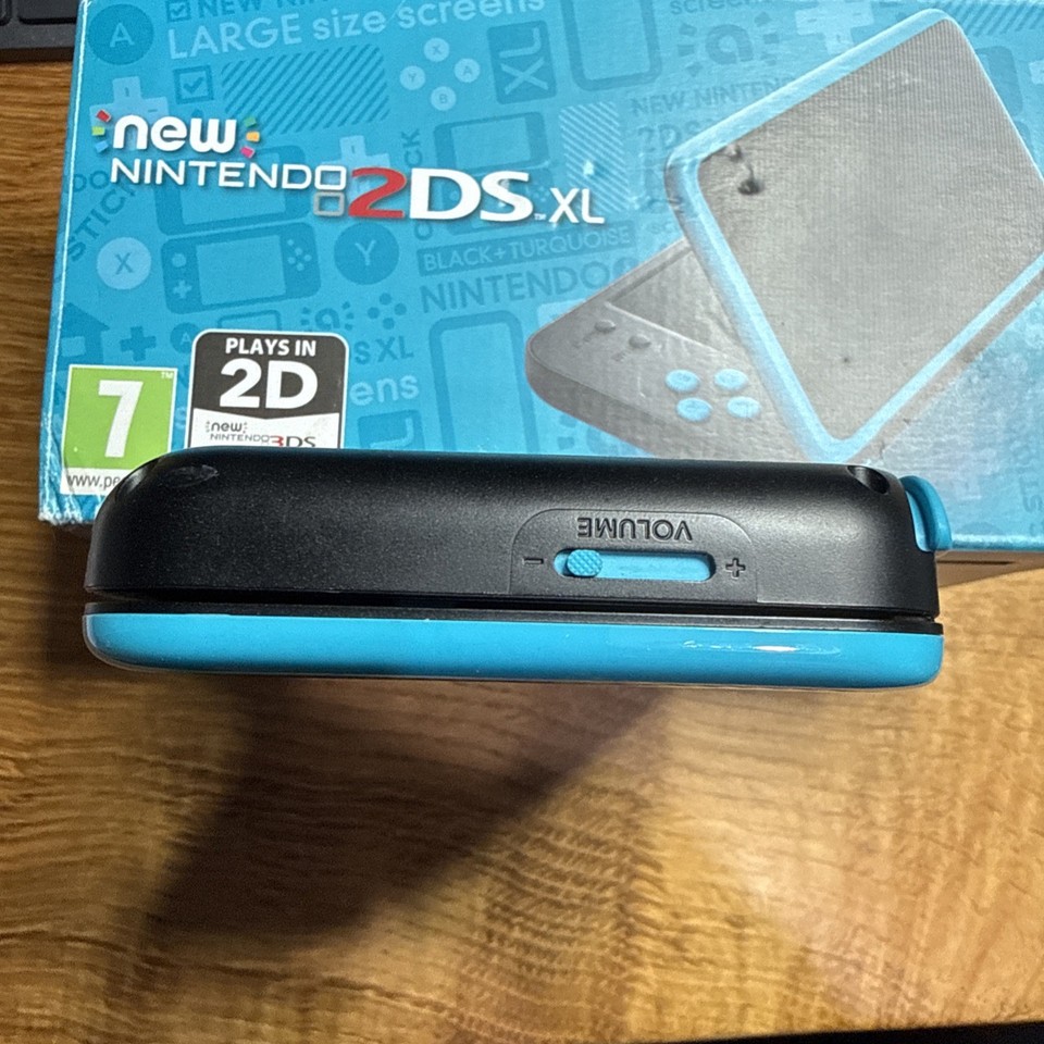 New Nintendo 2DS XL - Black & Blue Boxed With Charger | eBay UK