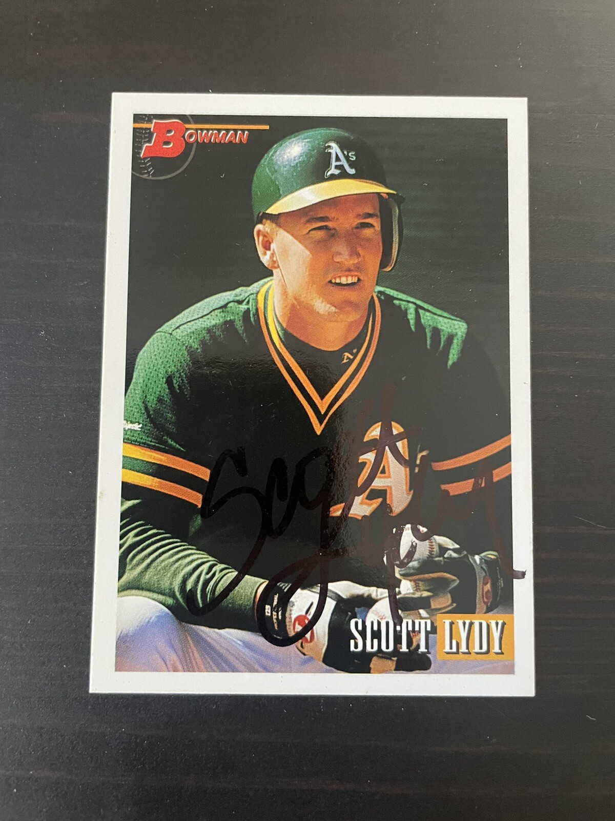 1993 Bowman #49 Scott Lydy Oakland A’s Signed Card Autographed | eBay