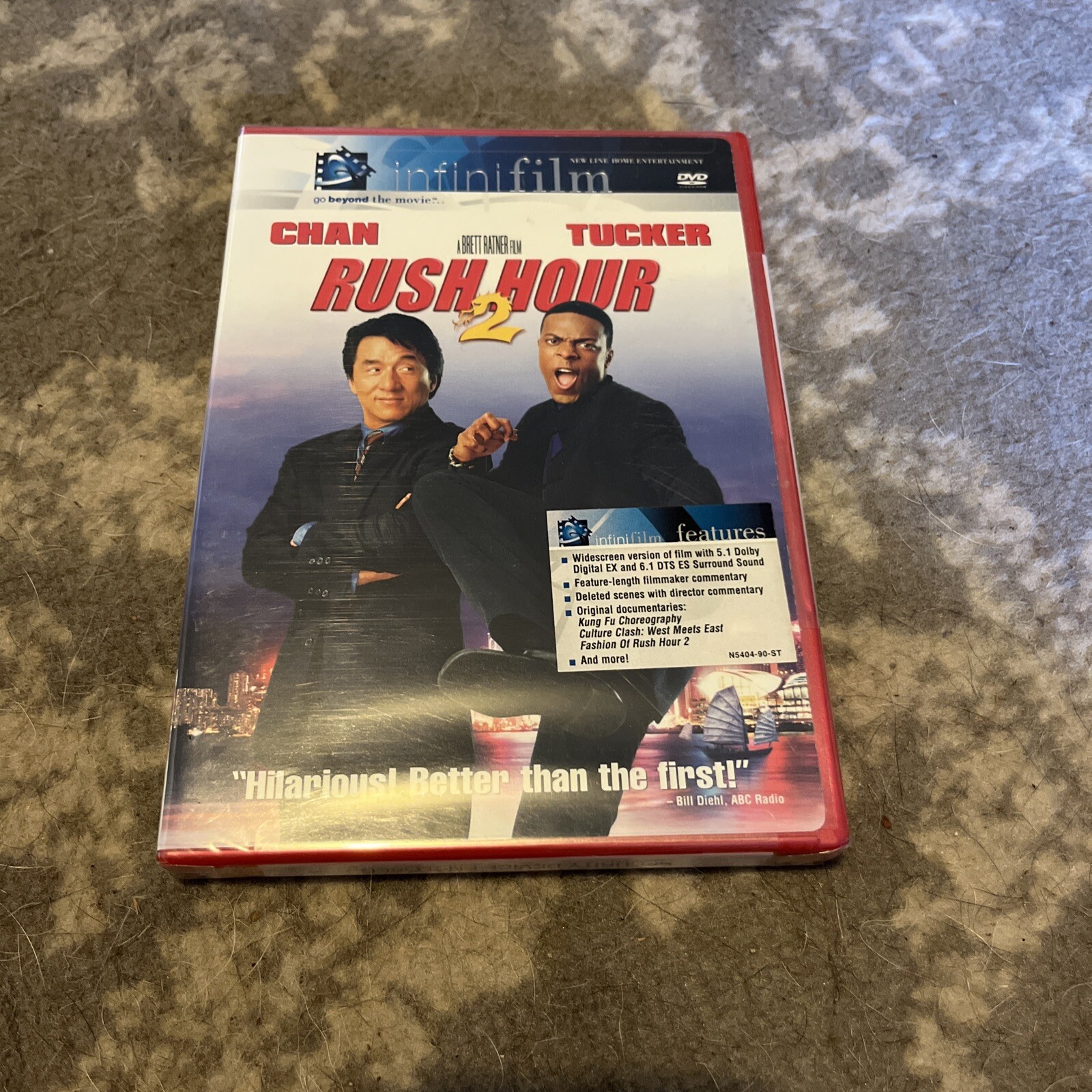 Rush Hour 2 (DVD, 2001) New Sealed Jackie Chan Chris Tucker Deleted ...