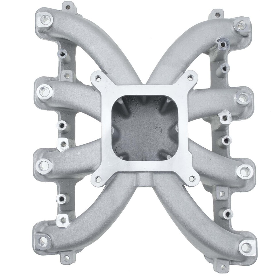 GM LS1 LS2 LS6 300-137 EFI Intake Manifold Cathedral Port Black w/Fuel ...